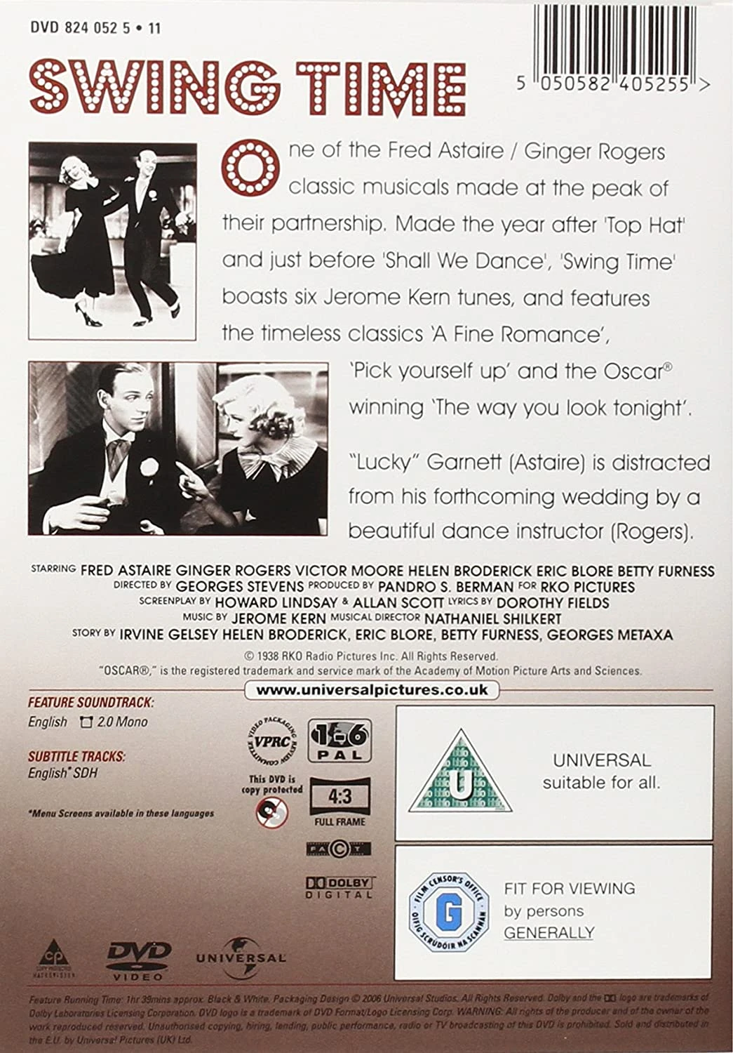 Swing Time | CIC Video with Universal and Paramount (UK) Wiki | Fandom