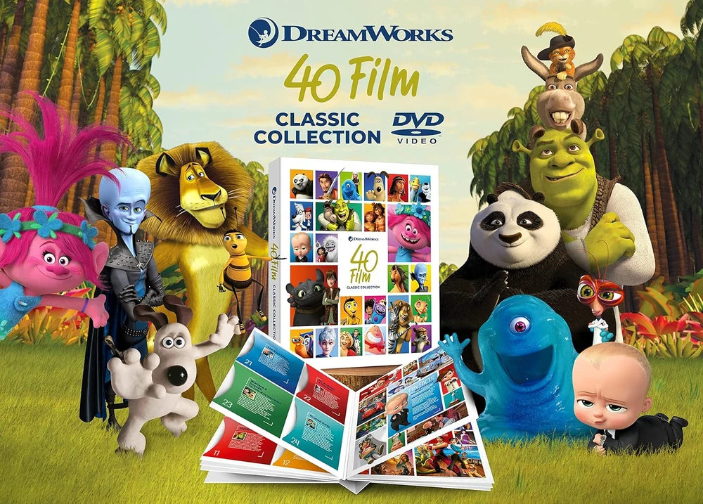 DreamWorks 40 film Classic Collection | CIC Video with Universal and Paramount (UK) Wiki | Fandom