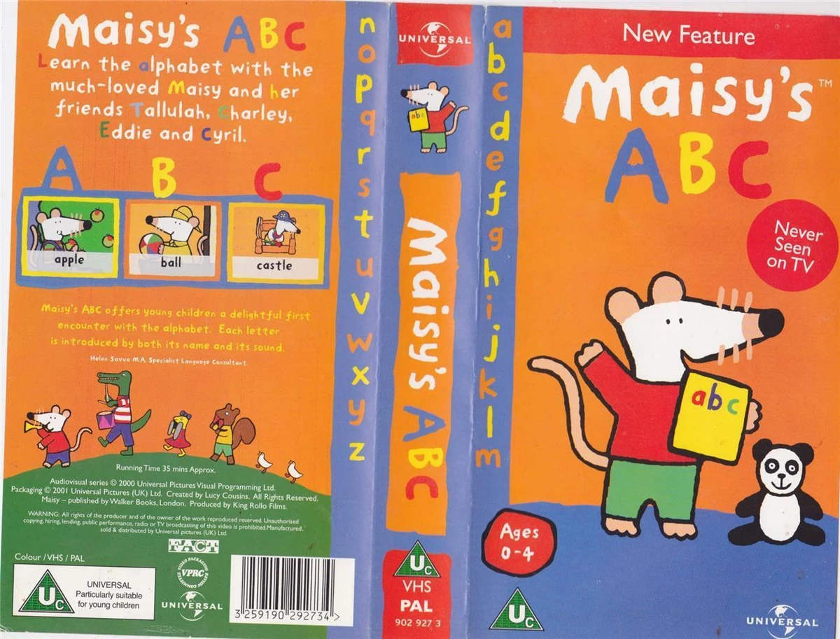 Maisy - Maisy's ABC | CIC Video with Universal and Paramount (UK) Wiki ...