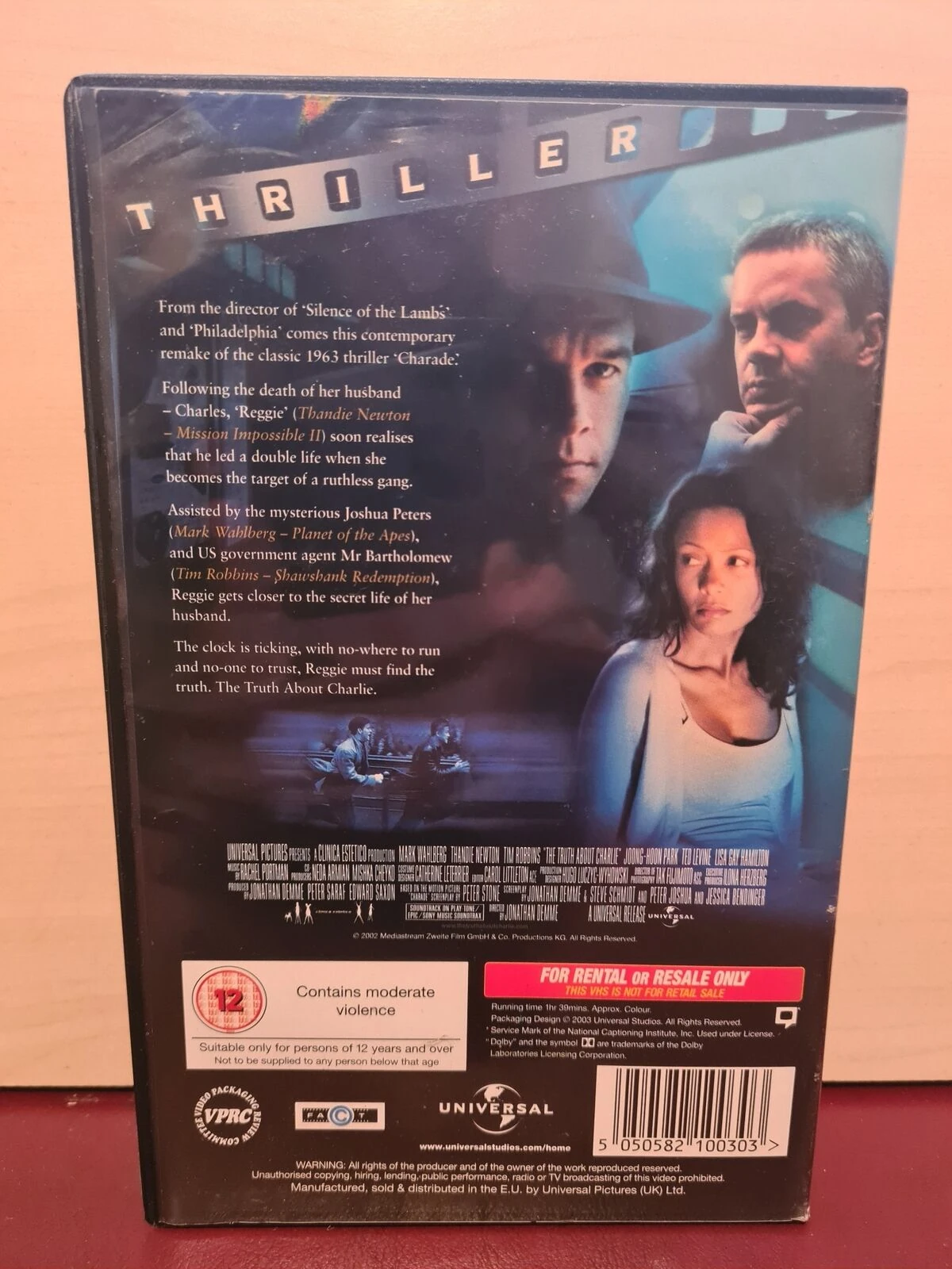 The Truth About Charlie | CIC Video with Universal and Paramount (UK ...