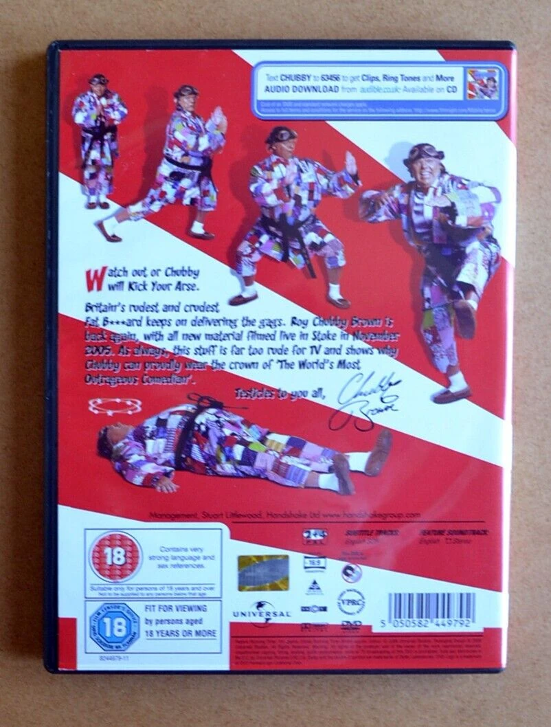 Roy Chubby Brown - Kick Arse Chubbs | CIC Video with Universal and ...