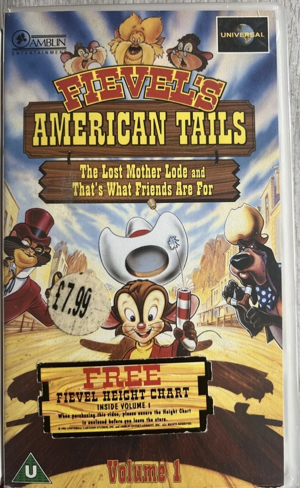 Fievel's American Tails - Volume 1 | CIC Video with Universal and ...