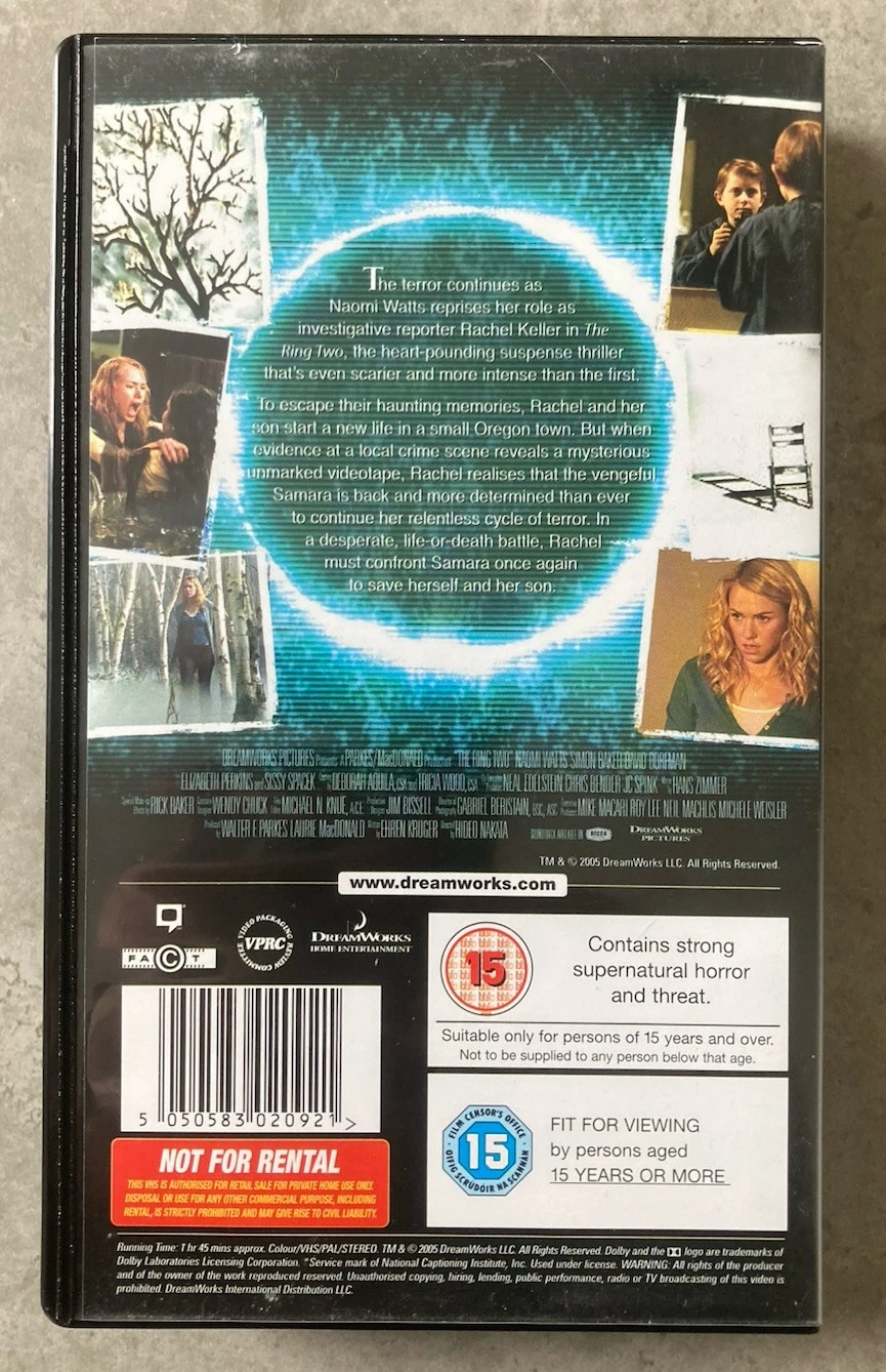 The Ring Two | CIC Video with Universal and Paramount (UK) Wiki | Fandom