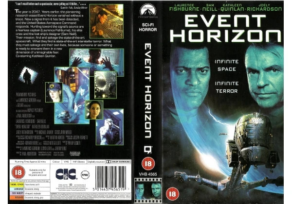 Event Horizon | CIC Video with Universal and Paramount (UK) Wiki | Fandom