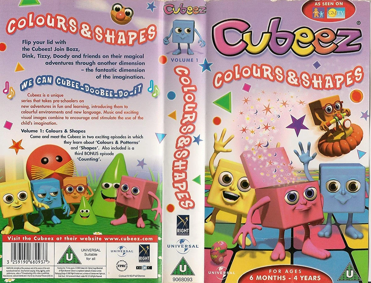 Cubeez - Colours and Shapes | CIC Video with Universal and Paramount ...