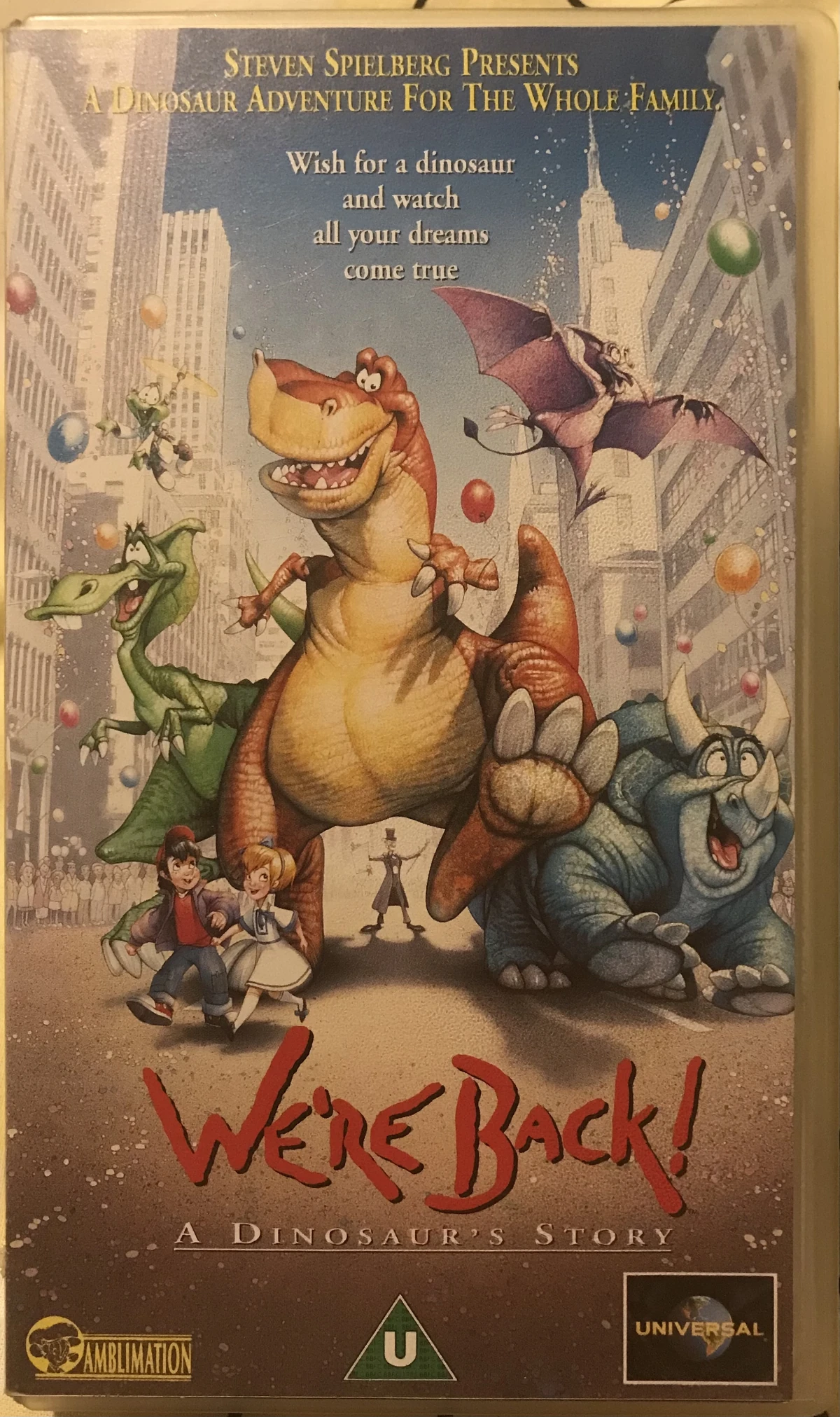 We're Back! A Dinosaur Story | CIC Video with Universal and Paramount ...