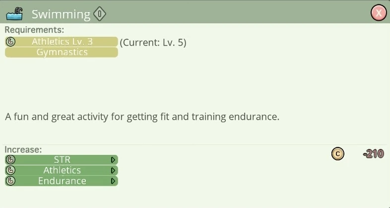 Swimming Course | Ciel Fledge: A Daughter Raising Sim Game Wiki | Fandom