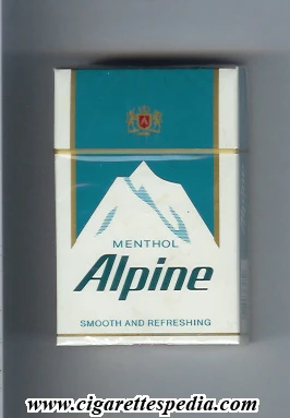 Alpine (American version 3) KS-20-H - USA | Cigarettehistory Wikia | Fandom