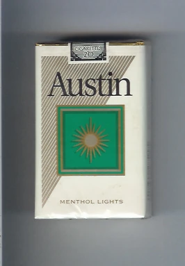 Austin Menthol Lights (version 3) KS-20-S - USA | Cigarettehistory ...