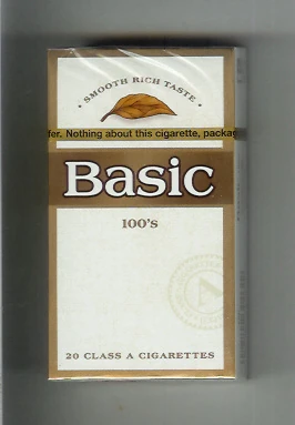 Basic Gold (Lights) (version 6c) L-20-H - USA | Cigarettehistory Wikia ...