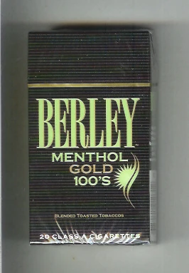 Berley Menthol Gold (Menthol Lights) (version 2) L-20-S - USA ...