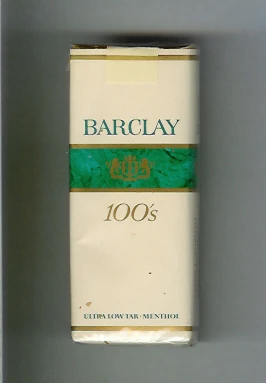 Barclay Menthol 100s (version 2) L-10-S - USA | Cigarettehistory Wikia ...