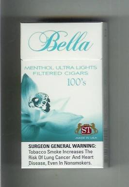 Bella Menthol Ultra Lights L-20-H - USA | Cigarettehistory Wikia | Fandom