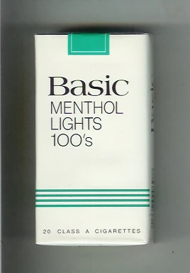 Basic Menthol Lights (version 3) L-20-S - USA | Cigarettehistory Wikia ...