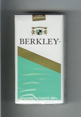 Berkley Menthol Lights (version 1) L-20-S - USA | Cigarettehistory ...
