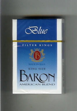 Baron Blue (Lights) KS-20-H - USA | Cigarettehistory Wikia | Fandom