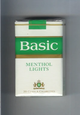 Basic Menthol Lights (version 5) KS-20-S - USA | Cigarettehistory Wikia ...