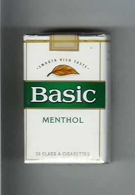 Basic Menthol (version 6a) KS-20-S - USA | Cigarettehistory Wikia | Fandom