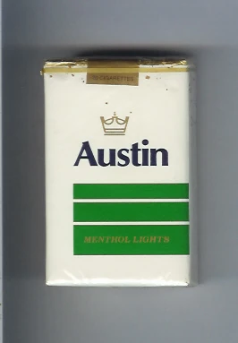 Austin Menthol Lights (version 2) KS-20-S - USA | Cigarettehistory ...