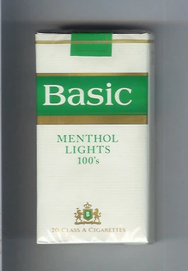 Basic Menthol Lights (version 5) L-20-S - USA | Cigarettehistory Wikia ...