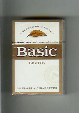 Basic Lights (version 6b) KS-20-H - USA | Cigarettehistory Wikia | Fandom