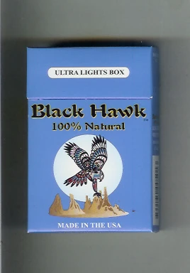 Black Hawk Ultra Lights (version 2) KS-20-H - USA | Cigarettehistory ...