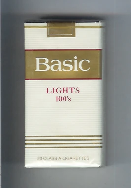 Basic Lights (version 4) L-20-S - USA | Cigarettehistory Wikia | Fandom