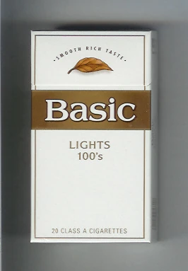 Basic Lights (version 6a) L-20-H - USA | Cigarettehistory Wikia | Fandom