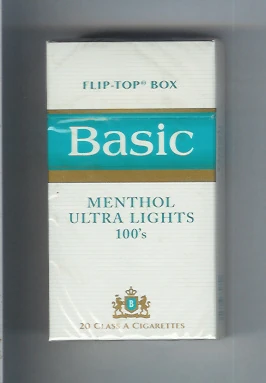 Basic Menthol Ultra Lights (version 5) L-20-H - USA | Cigarettehistory ...