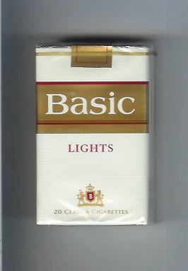 Basic Lights (version 5) KS-20-S - USA | Cigarettehistory Wikia | Fandom