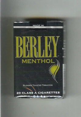 Berley Menthol (version 2) KS-20-S - USA | Cigarettehistory Wikia | Fandom
