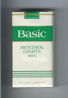 Basic Menthol Lights (version 4) L-20-S - USA | Cigarettehistory Wikia ...
