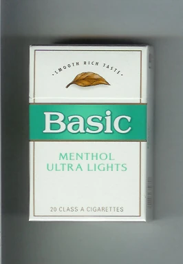 Basic Menthol Ultra Lights (version 6a) KS-20-H - USA ...