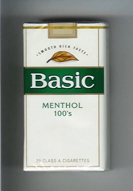 Basic Menthol (version 6a) L-20-S - USA | Cigarettehistory Wikia | Fandom