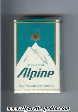 Alpine (American version 3) KS-20-S - USA | Cigarettehistory Wikia | Fandom