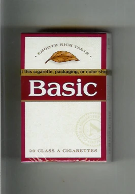 Basic Red (Full Flavor) (version 6c) KS-20-H - USA | Cigarettehistory ...