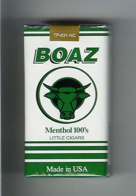 Boaz Menthol L-20-S - USA | Cigarettehistory Wikia | Fandom