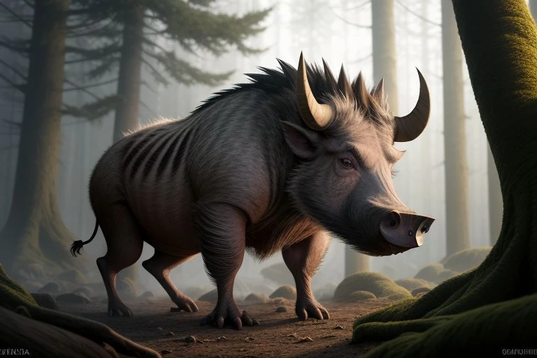 Crested Titanhogs | Cindershore Lore Wiki | Fandom