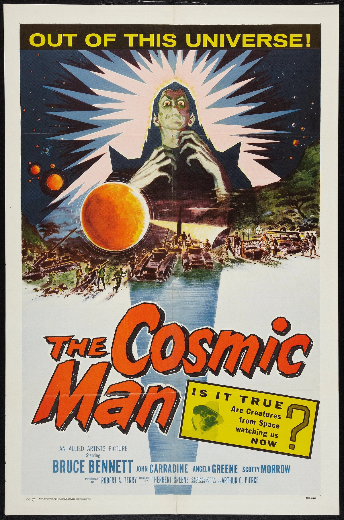 The Cosmic Man (1959) | Cine B Wiki | Fandom