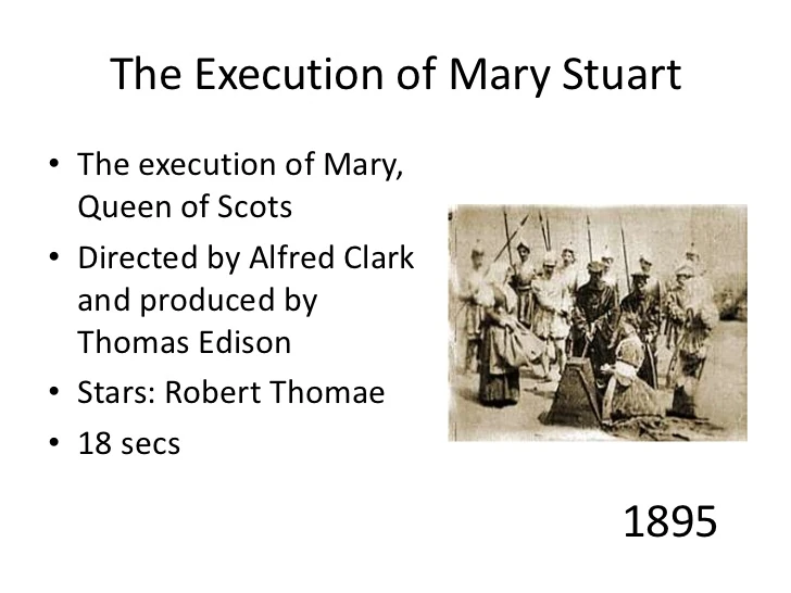 Mary Queen Of Scots Execution Movie