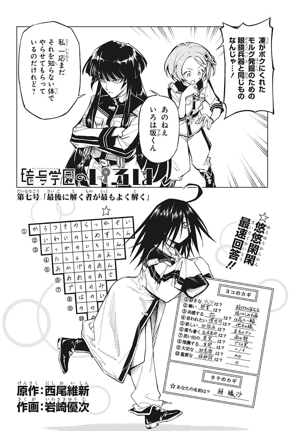 Chapter 7 | Cipher Academy Wiki | Fandom