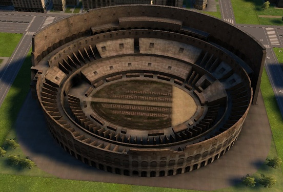 Roman Colosseum Blueprint