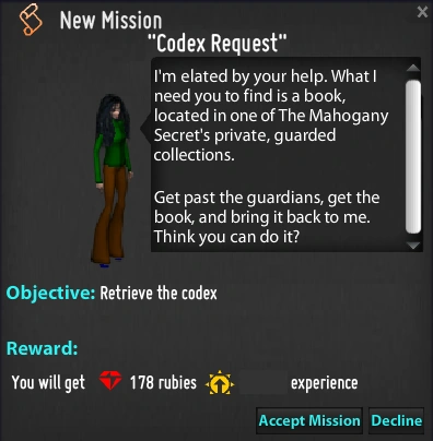 Codex Request | City of Eternals Wiki | Fandom