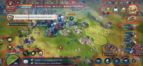 User interface | Civilization: Eras & Allies Wiki | Fandom