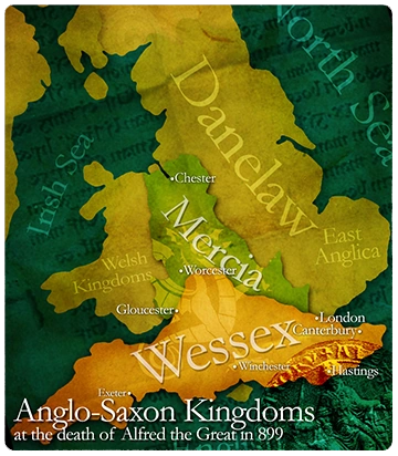 Alfred The Great Map