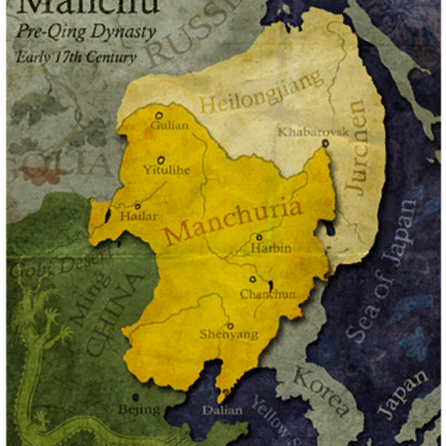 Manchuria Map Qing