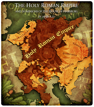 Charles V Holy Roman Empire Map