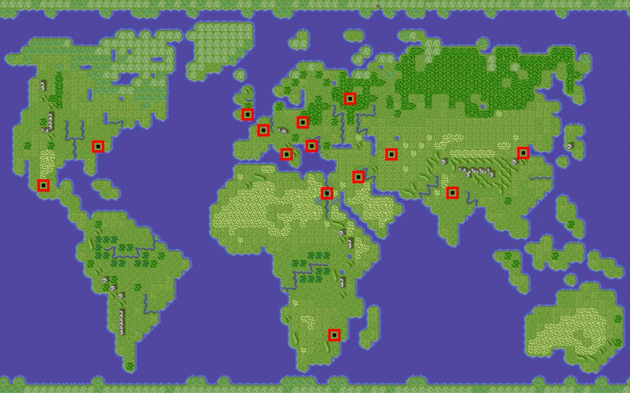 Civilization Revolution Maps
