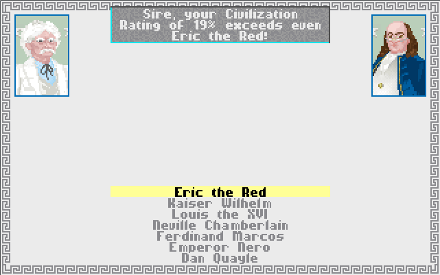 Hall of Fame (Civ1) | Civilization Wiki | Fandom