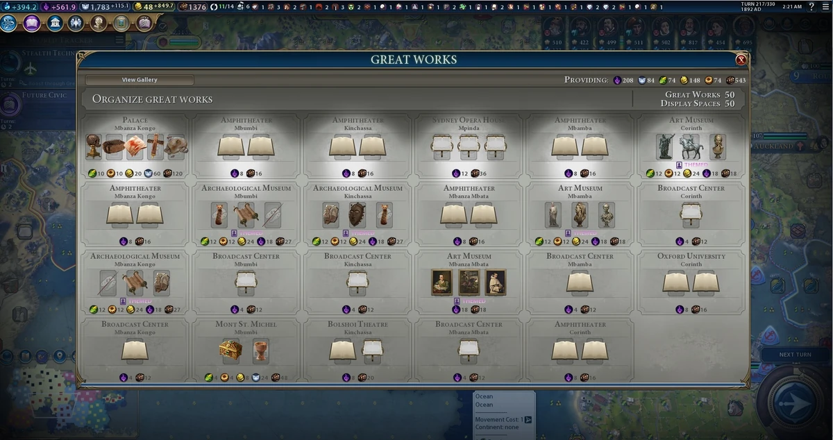 Theming bonus (Civ6) | Civilization Wiki | Fandom